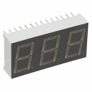 3 Digit 0.52 Inch Single Color 7 Segment Display – Asina Tronics ...