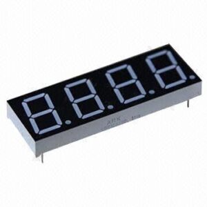 4 Digit 0.39 Inch Single Color 7 Segment Display – Asina Tronics ...